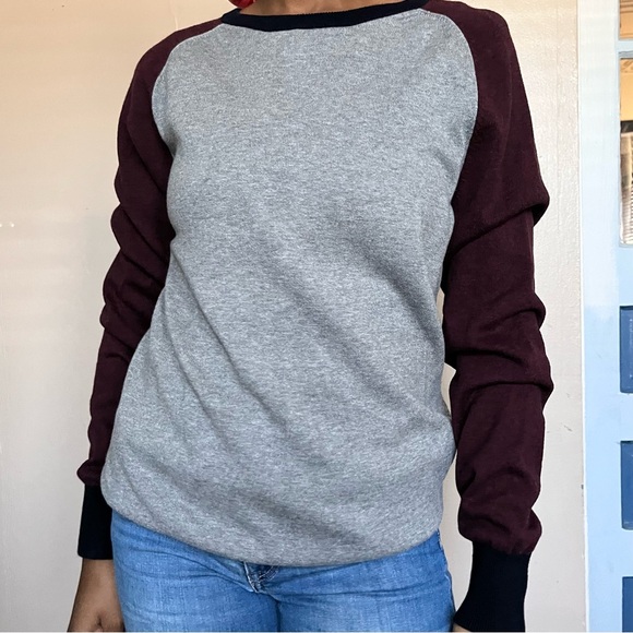 Goodfellow & Co | Sweaters | 200s Skater Gray Color Block Sweater ...